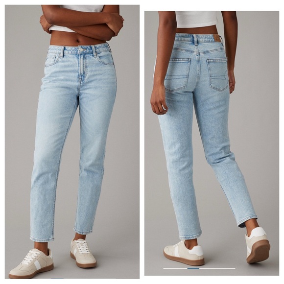 American Eagle Outfitters | Pants & Jumpsuits | Ae Strigid Mom Jean ...